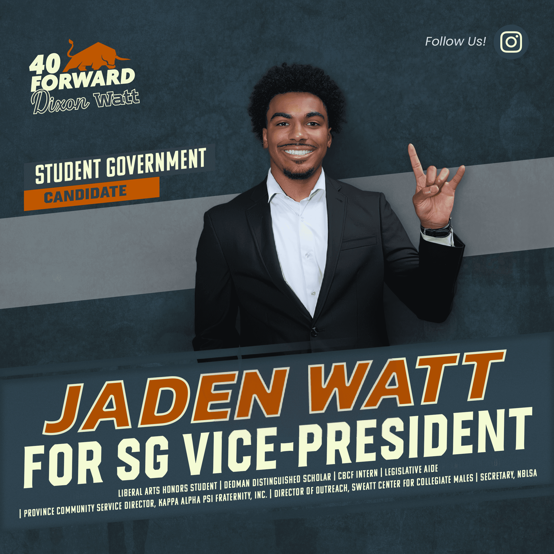 Dixon Watt — 40 Forward | UT Student Government